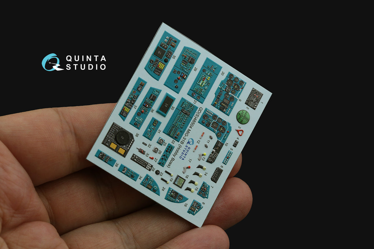 1/48 Quinta Studio MiG-31B 3D-Printed Panels Only (for Hobby Boss kit ...