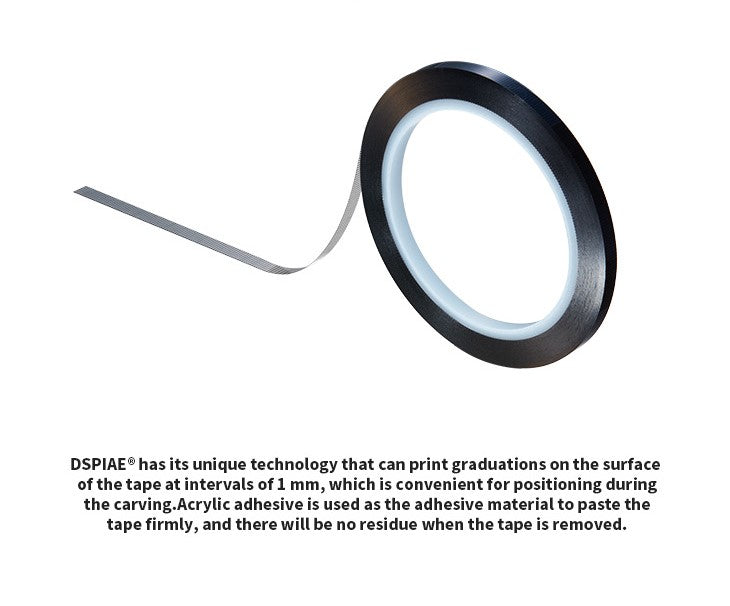 DSPIAE Hard Edged Carving Tape with Adhesive Back 3mm x 30m (for Panel ...