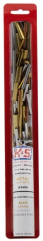 K&S Assorted Metals Cut-Offs (Various sizes: brass, stainless steel, c ...